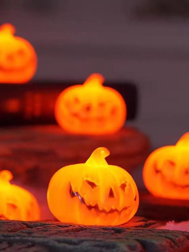 9 Pcs Mini Pumpkin Lights - Breezora